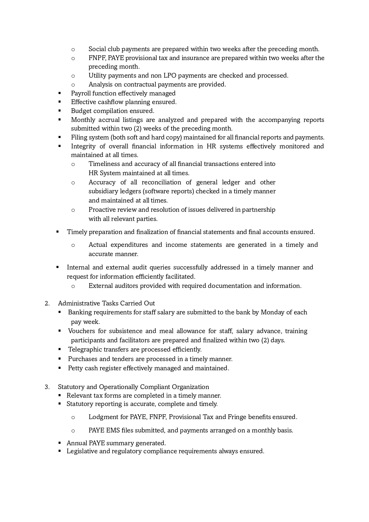 Vacancy 02 of 2024: Finance Officer (CLOSED) – PITAA – Pacific Islands ...